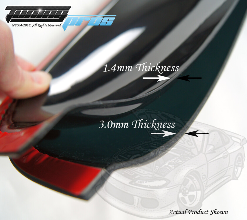 Rain Guard Sunroof Moon Visor 980mm Dark Smoke 3MM For 1998-2004 Nissan ...