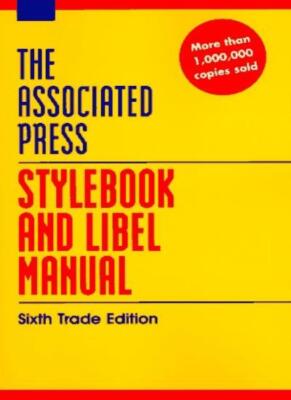 The Associated Press Stylebook and Libel Manual: Including Guide ...