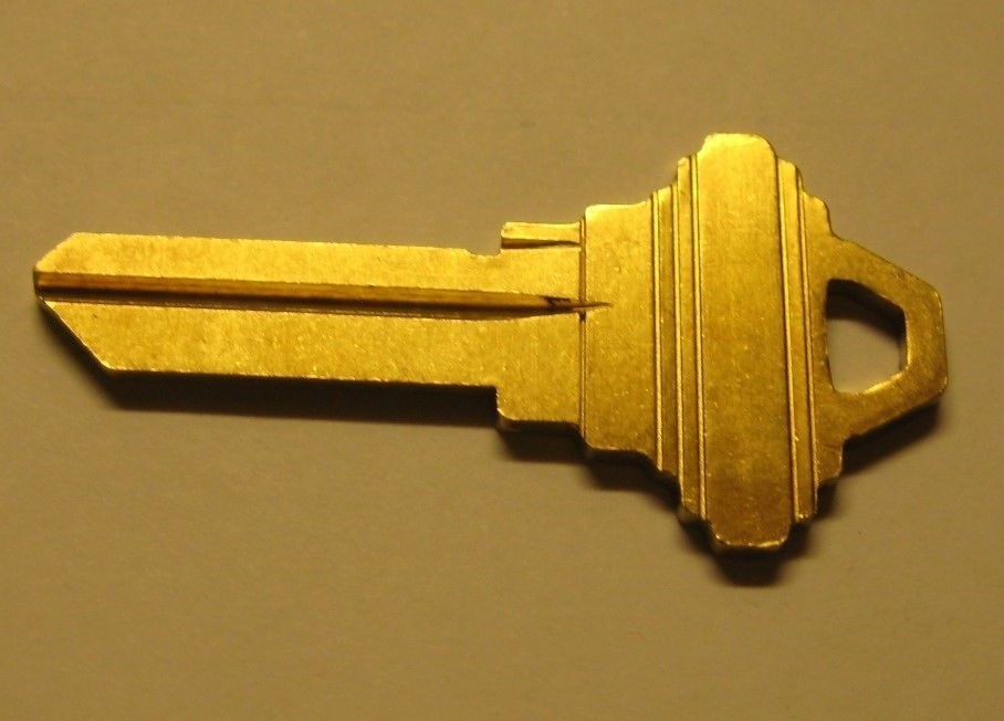 1 BRASS BLANK HOUSE KEYS FOR 5 PIN SCHLAGE LOCK SC8 CAN BE PUNCHED TO ...