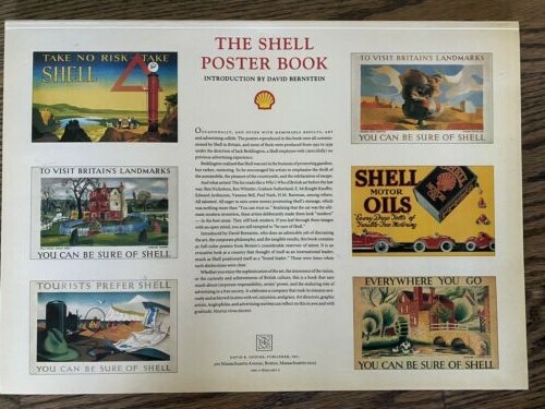 The Shell Poster Book - Oil and Petrol, with Introduction by David ...