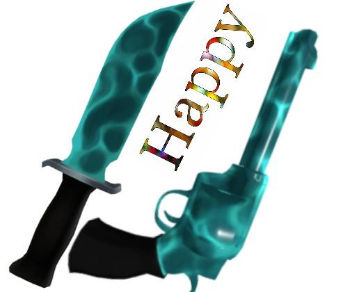 WRAITH 2022 RARE GUN & KNIFE🖤💙FAST DELIVERY🖤💙MM2 MURDER MYSTERY 2 ...