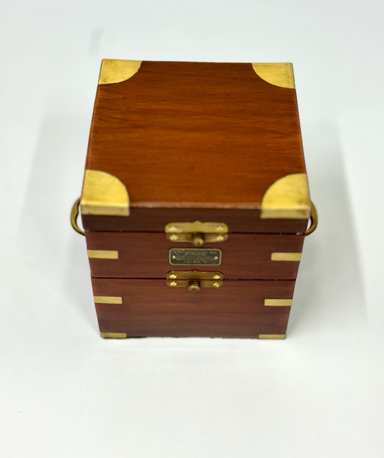 Salvage Marine Antique Mid Century Design Chronometer Box Russian Clock ...