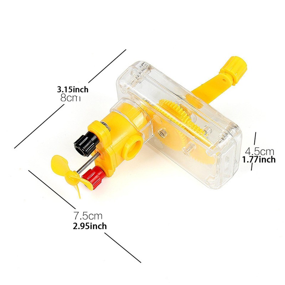 Hand Crank Generator Model Educational Toy Teaching Props for Teens ...