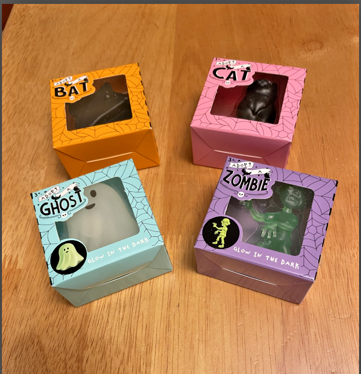 Target Bullseye Adopt A Bat Ghost Cat Zombie 4 Boxed Set (2 Glow In ...