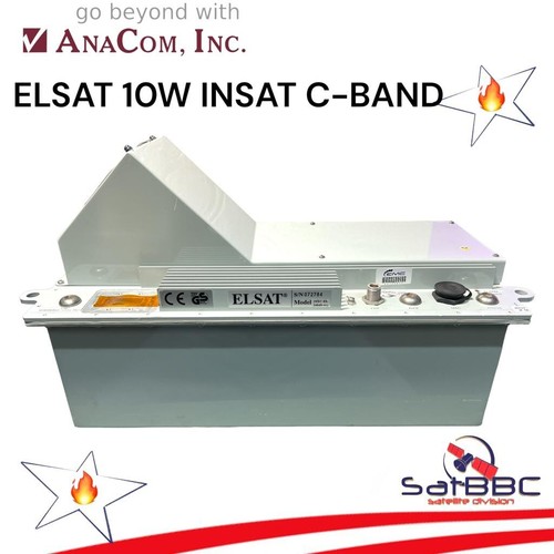 Anacom Elsat 10W 10XC-EL INSAT C-Band 6.725–7.025 GHz, Built in 10MHz ...