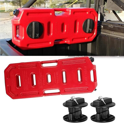 20L Fuel Tank Gas Oil Petrol Storage Can Container + Lock For ATV SUV ...