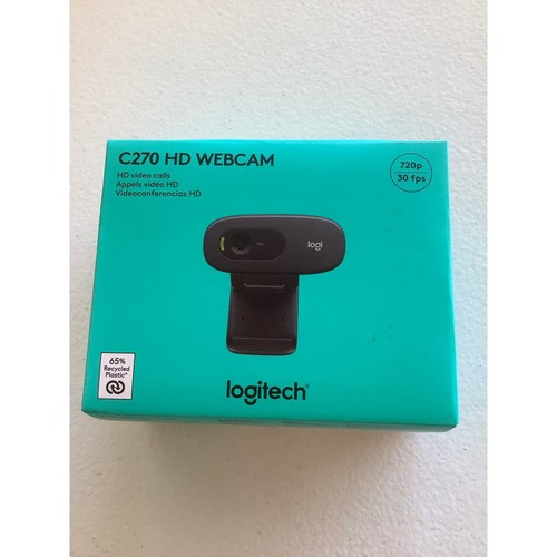 Logitech C270 HD Webcam 720p/30fps PC HD Video Calls | eBay