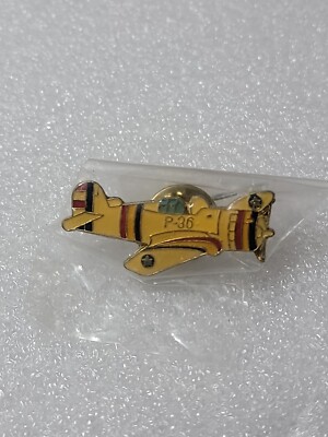 US Army P-36 HAWK (Curtiss) Fighter Aircraft Lapel Hat Pin Enamel ...