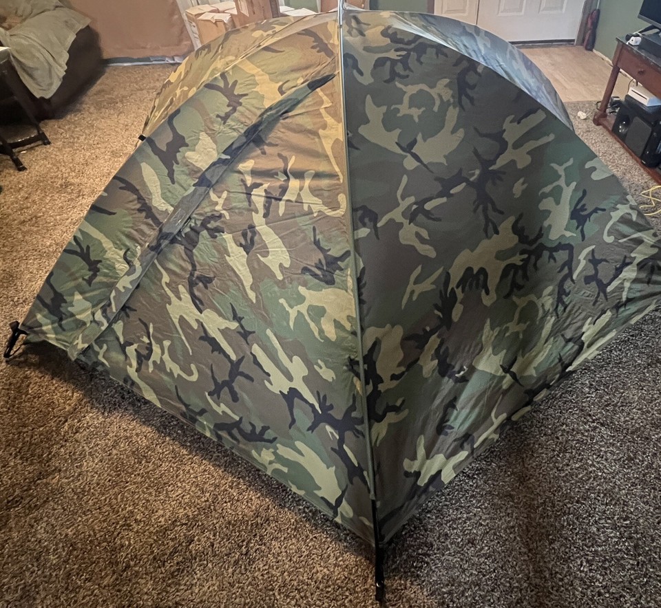 USMC TCOP Tent Combat One Person. M81 Woodland W/ Rainfly NIB Eureka ...