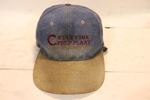 Vintage Star Fire Coal Mining Hat Blue Made By Cobra Snapback Baseball ...