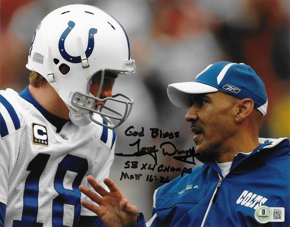 Tony Dungy Signed 8x10 Photo Autographed BAS Indianapolis Colts Super ...