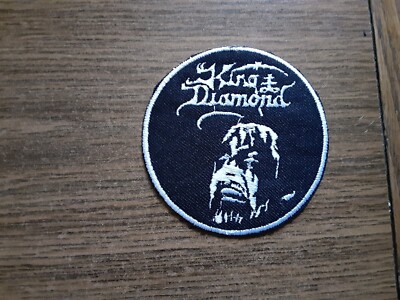 KING DIAMOND + LOGO, IRON ON WHITE EMBROIDERED PATCH | eBay