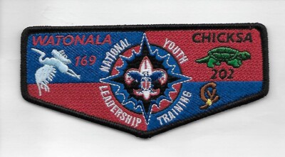Boy Scout OA 169 Watonala Lodge 202 Chicksa NYLT Flap | eBay
