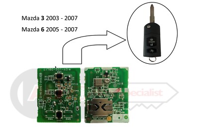 Genuine Mazda 3 Button PCB 434 MHz Visteon 41780-501-40 | eBay