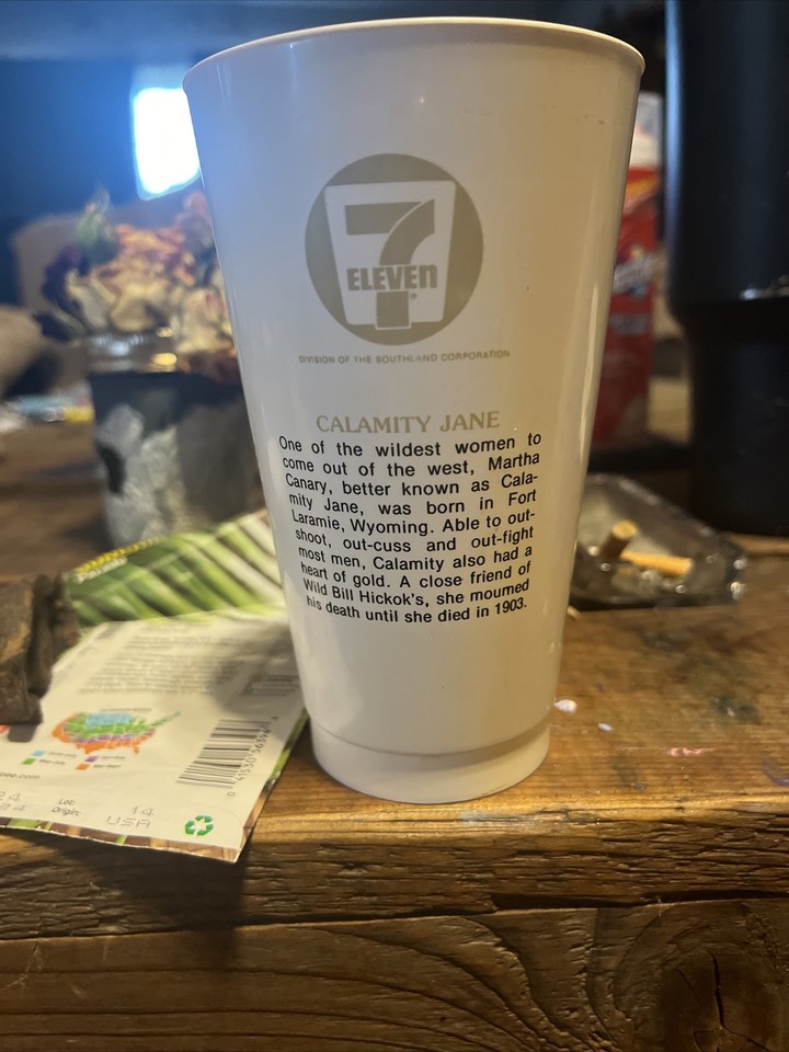 7 Eleven CALAMITY JANE Slurpee Cup 1973 Wild West | eBay