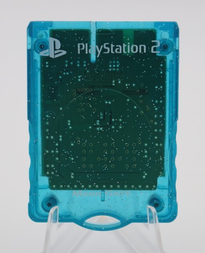Sony PS2 MagicGate 8MB Memory Card Sparkling Blue OEM Kotobuki NO US ...