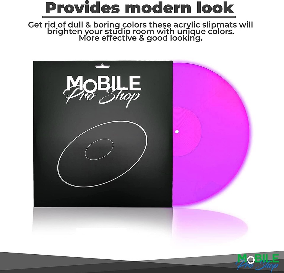 Acrylic Turntable Mat-Acrylic Slipmat for 12" Vinyl LP Record Players ...