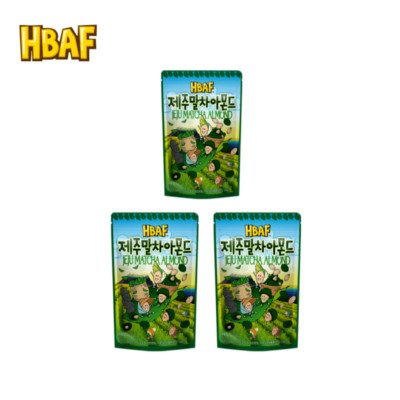 HBAF Jeju Matcha Almond 120g x 3Packs | eBay