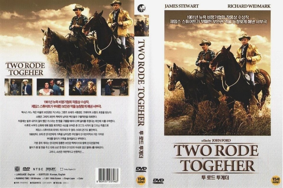 Two Rode Together (1961) - James Stewart, Richard Widmark [DVD] | eBay