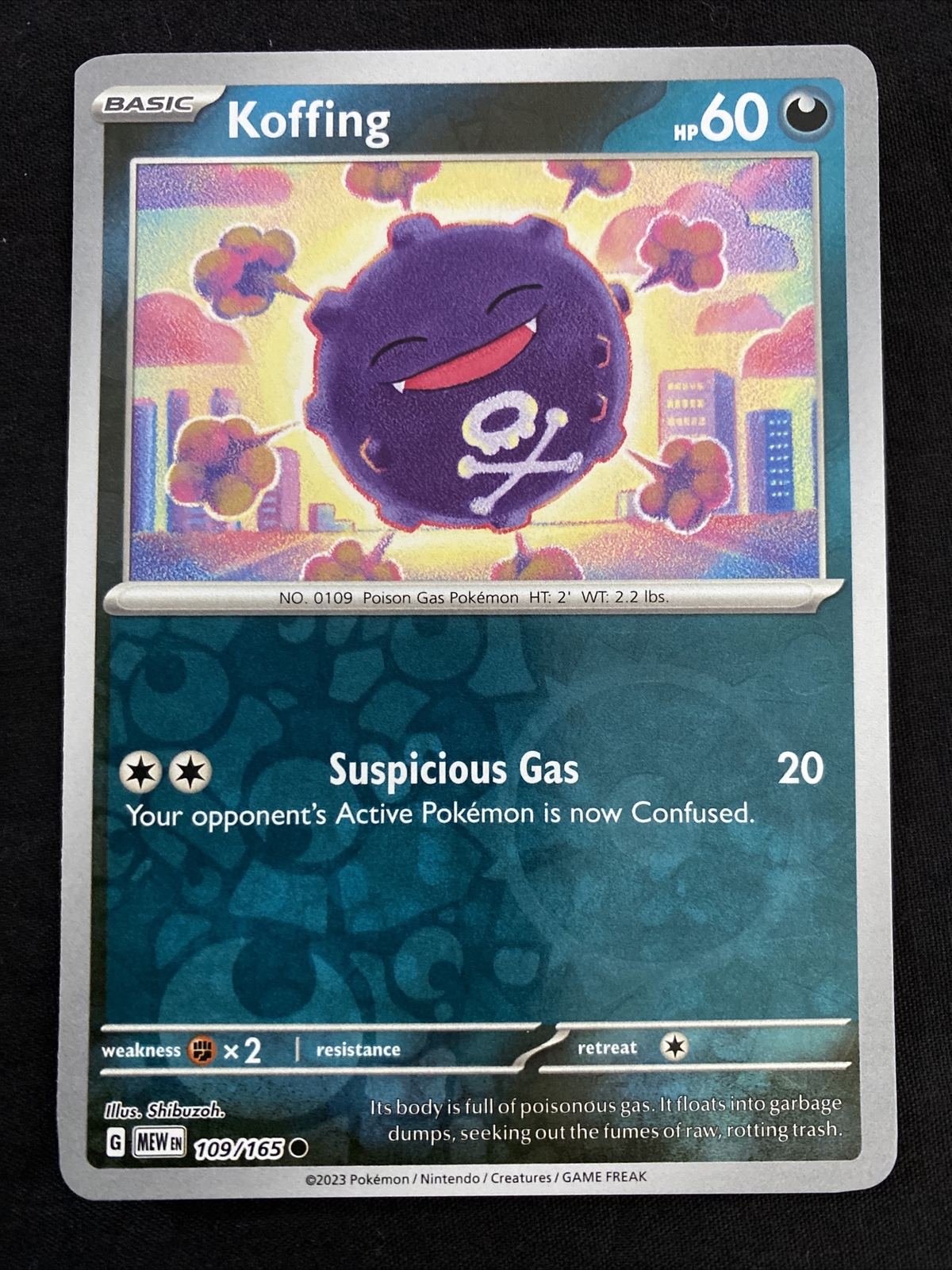 Pokemon 151 Koffing 109/165 Reverse Holo NM | eBay