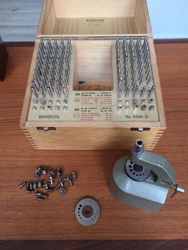 Bergeon 5285 D Staking Tool Big Kit With Extras, Almost Complete | eBay
