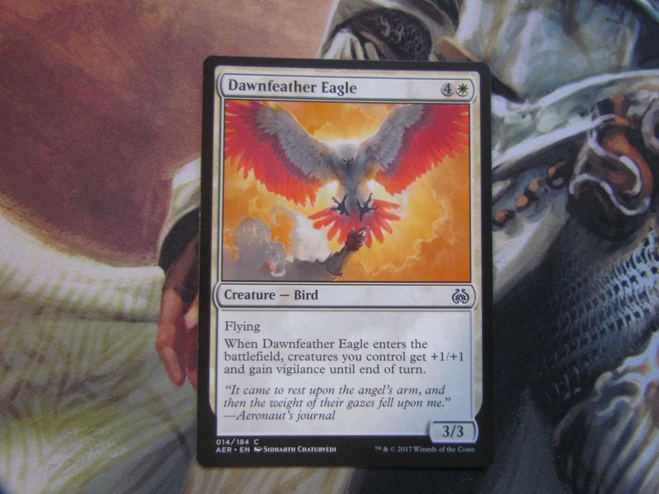 Countless Gears Renegade x4 and Dawnfeather Eagle 4x, Aether Revolt White MTG | eBay