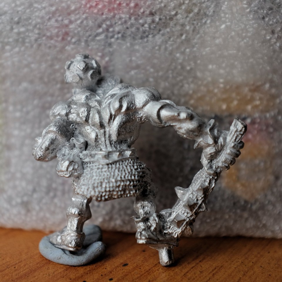 Ogre / Ogryn with Club & Mace Bob Olley Citadel Metal Miniature ...
