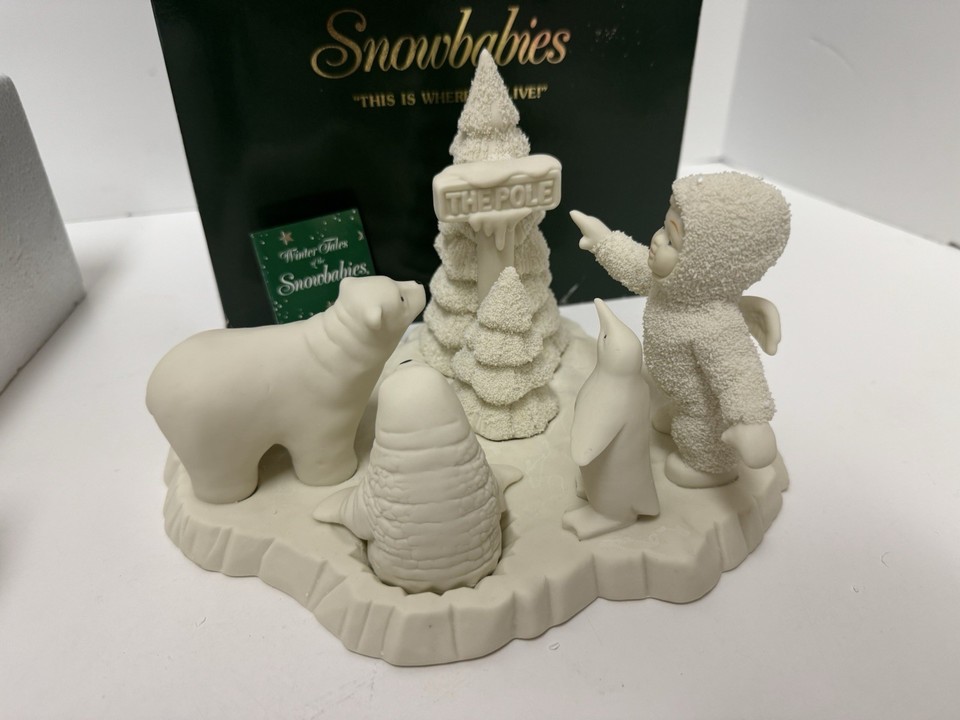LOT OF 10 Snowbabies By Dept 56 LARGE & SMALL + BOXES RETIRED **See ...