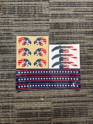 Mini Iowa Hawkeyes Flag Football Helmet Decals | eBay