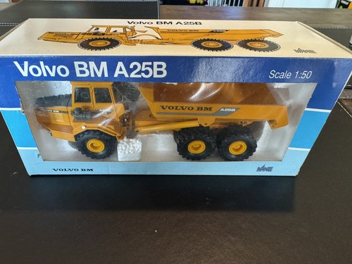 Vintage NIB NZG Volvo BM A25B Articulated Dump Truck 1:50 Diecast Model ...
