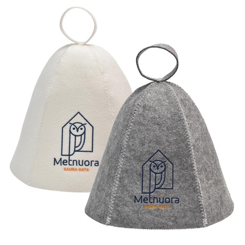 Sauna Hat 2-Pack, Wool Sauna Hat for Women and Men Russian Banya Cap ...