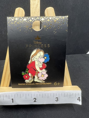 Disney LOUNGEFLY Princess Series Snow White Grumpy Floral Enamel Pin ...