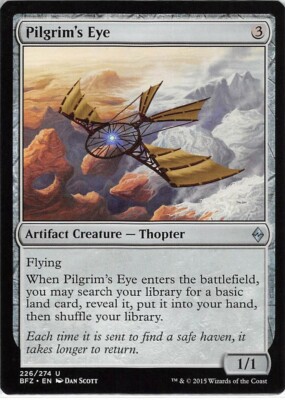 Pilgrim's Eye *PLAYSET* Magic MtG x4 Battle for Zendikar SP | eBay