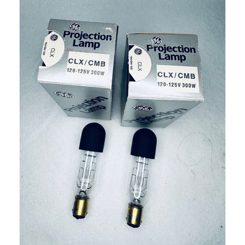 2 GE Projection Lamp CLX/CMB 120-125V 300W Light Bulb - Set of 2 - NOS ...