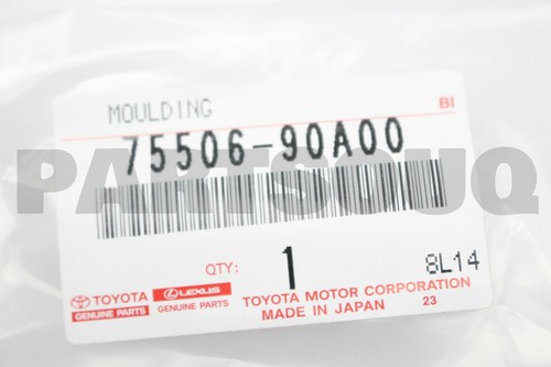 7550690A00 Genuine Toyota MOULDING, ROOF DRIP SIDE FINISH, LH 75506 ...