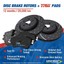 Front Slotted Brake Rotors TRW Pads for Landrover Range Rover II 145mm ...