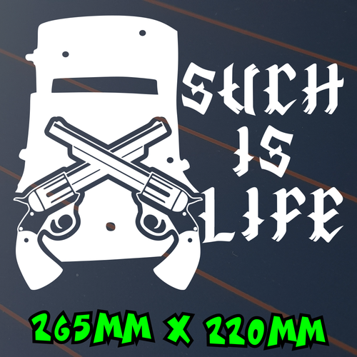 Ned Kelly Such Is Life Sticker Car Decal Southern Cross Ute Aussie ...
