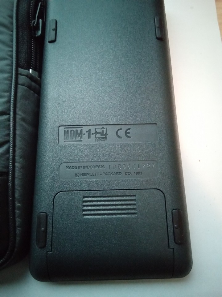 Hewlett Packard HP 48G Graphing Calculator With Case Tested No Manual ...