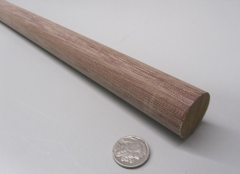 Phenolic Micarta CE Canvas Rods 1.125 (1 1/8") Diameter x 48" Long | eBay
