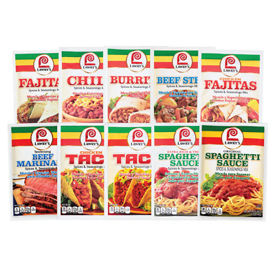 Lawry's Spices & Seasonings Mix Packets | No MSG | Mix & Match Flavors ...