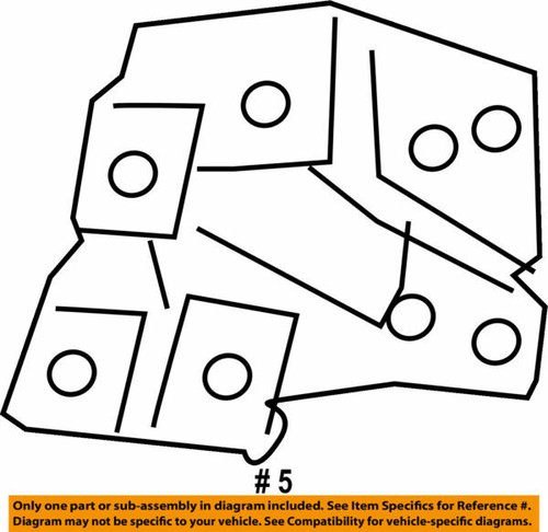 53836-33120 Toyota Brace, front fender to extension, lh 5383633120, New ...