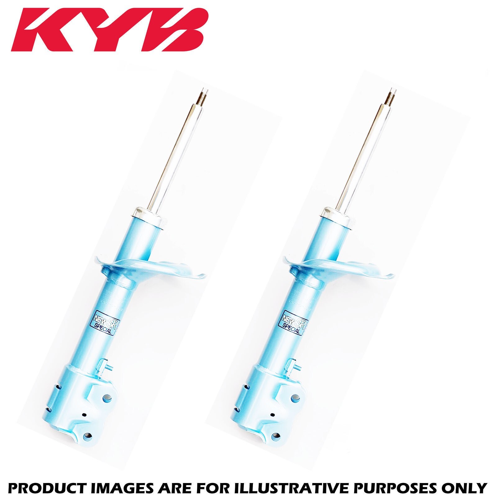 KYB 2x SR FRONT Shocks Absorbers FOR SUBARU Liberty GT STI BL BP B13 ...