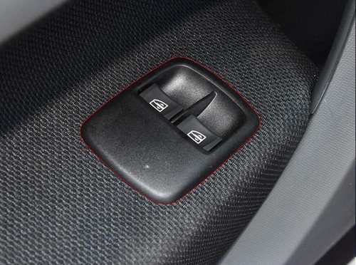 Silver ABS Window Lift Switch Button Trim For Mercedes Benz Smart ...