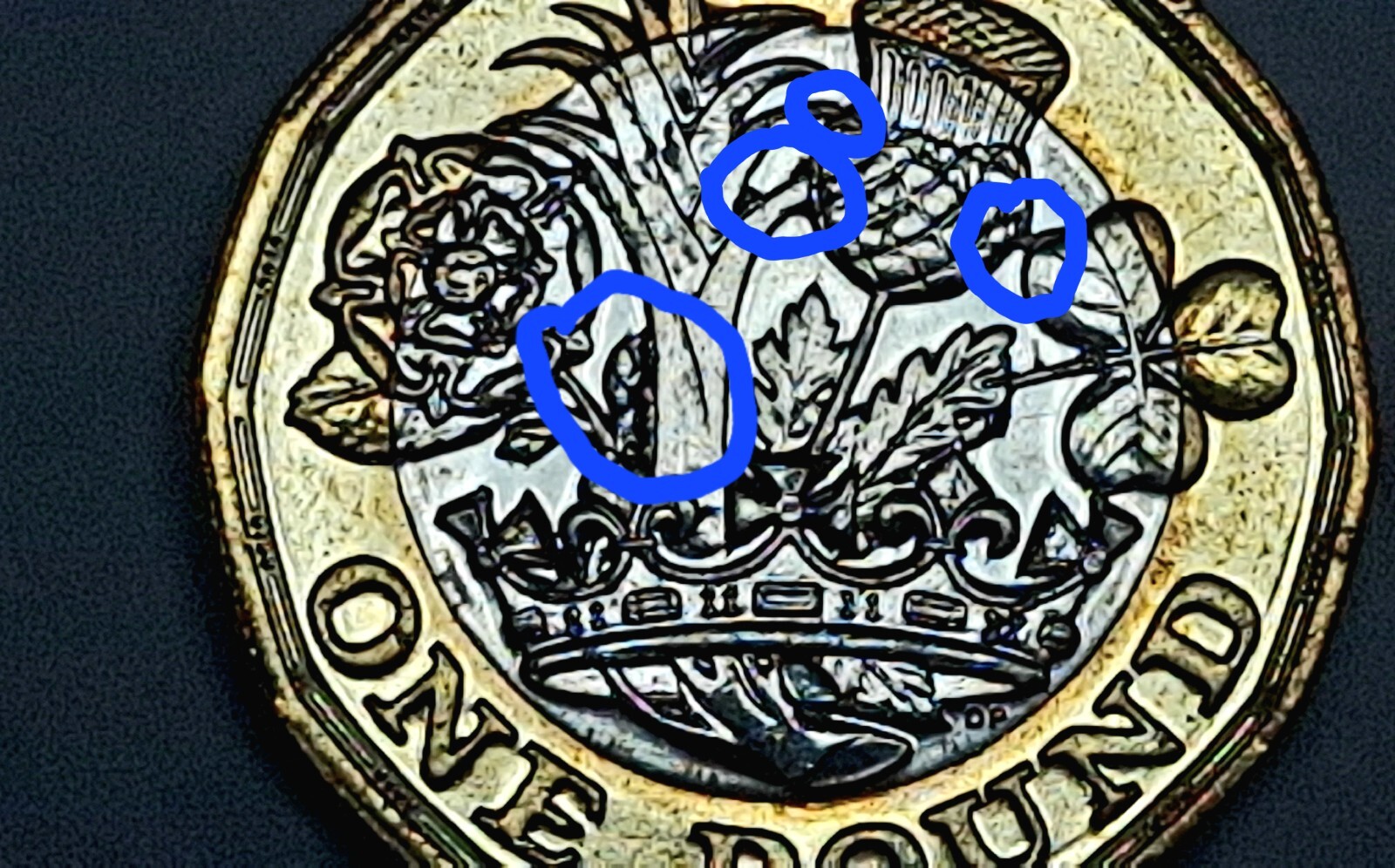 Rare Error £1 Coin 2016 Shift Error. Pls Look At Pics | eBay UK