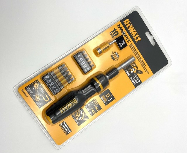 DEWALT DWHT66567 Max Fit Telescoping Ratcheting Multi-bit Screwdriver ...