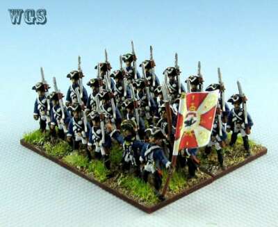 15mm SYW WGS Painted Prussian Musketeer Marching Pa8 | eBay