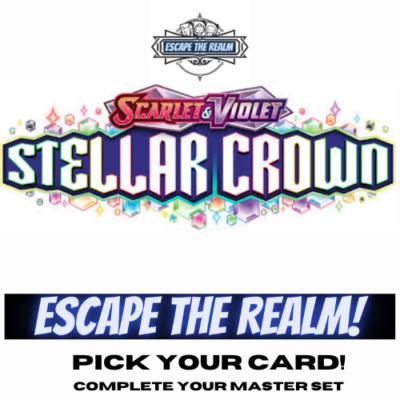Stellar Crown Pick Your Card - Regular/ Reverse holo/ ex's Pokemon TCG ...
