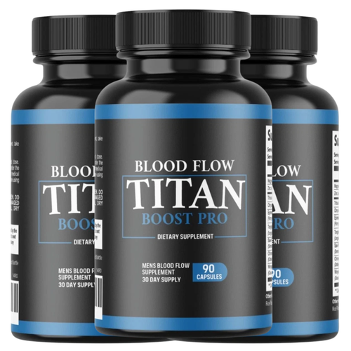 Blood Flow Titan Boost Pro Mens Blood Flow Supplement - 270 Capsules | eBay