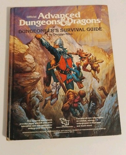 Official Advanced Dungeons And Dragons Dungeoneers Survival Guide 1986 ...