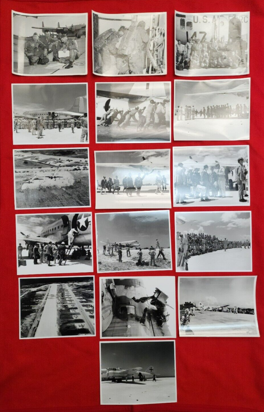 Set of 16 Vtg / Official US AIR FORCE Photos - Luke AFB - WWII ...